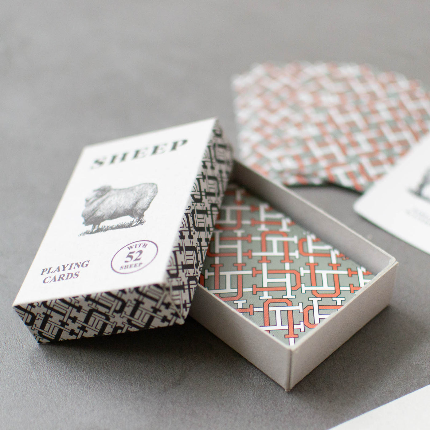 SHEEP PLAYING CARDS — ANTRY USE ONLY GENUINE