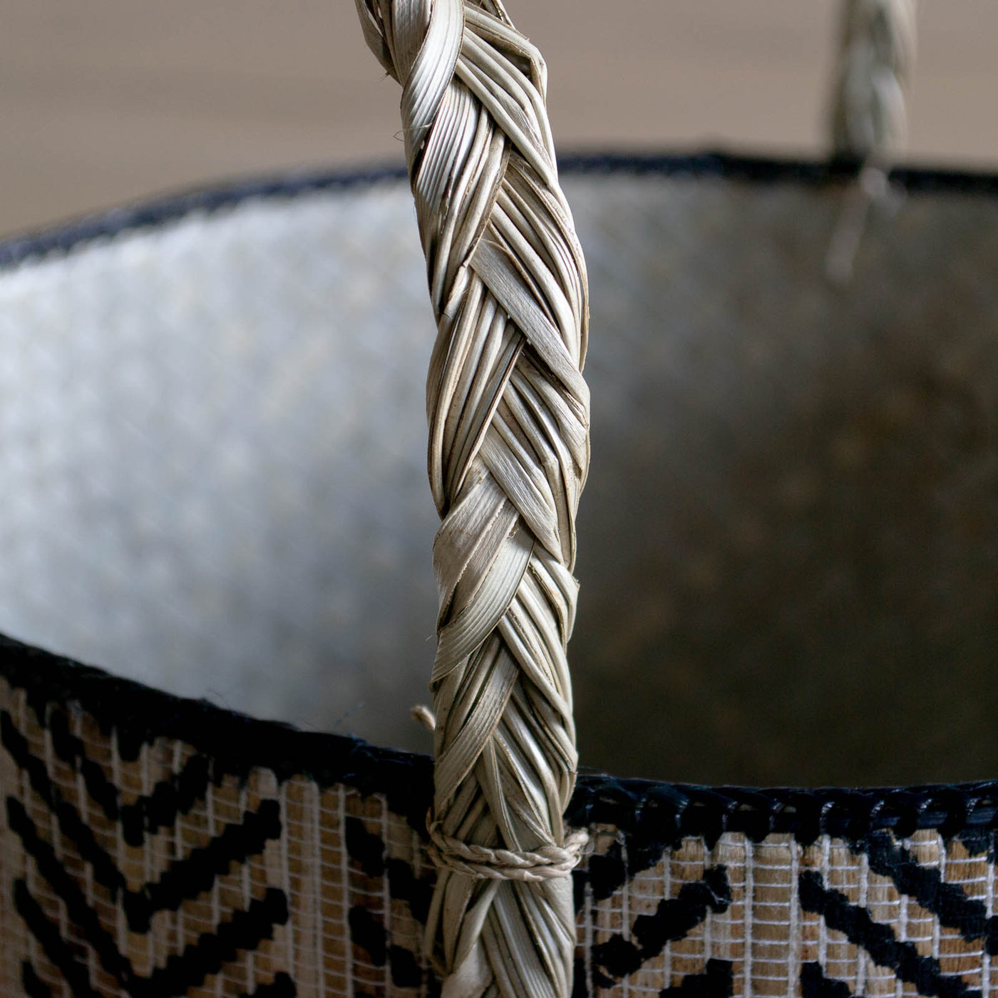 NANA Round Basket herringbone — ANTRY USE ONLY GENUINE