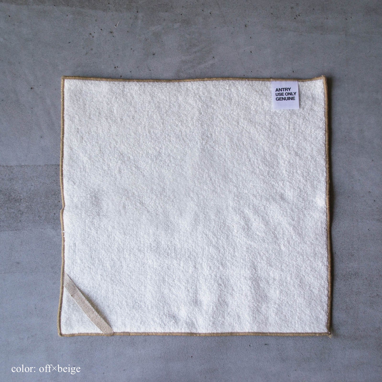 ANTRYオリジナル ミニハンドタオル — ANTRY USE ONLY GENUINE