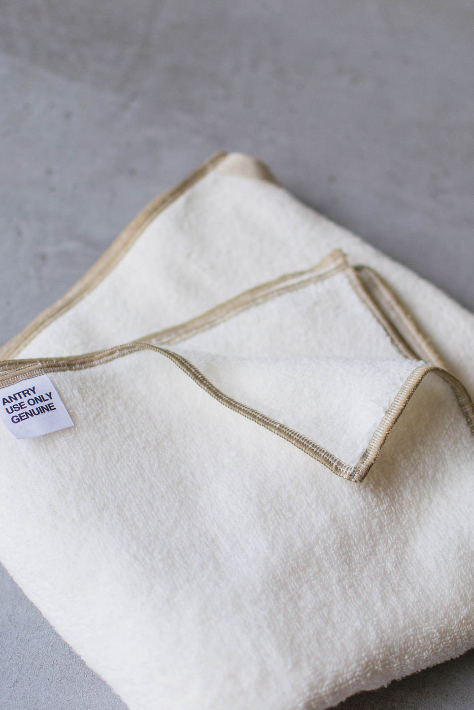 ANTRYオリジナル フェイスタオル — ANTRY USE ONLY GENUINE