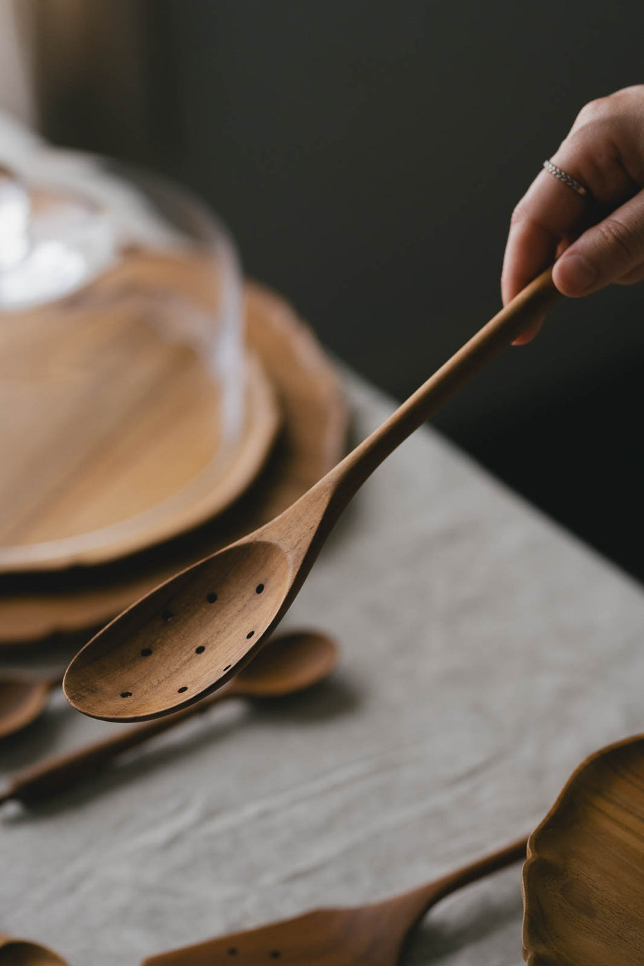 NIDO slotted spoon | 調理スプーン — ANTRY USE ONLY GENUINE