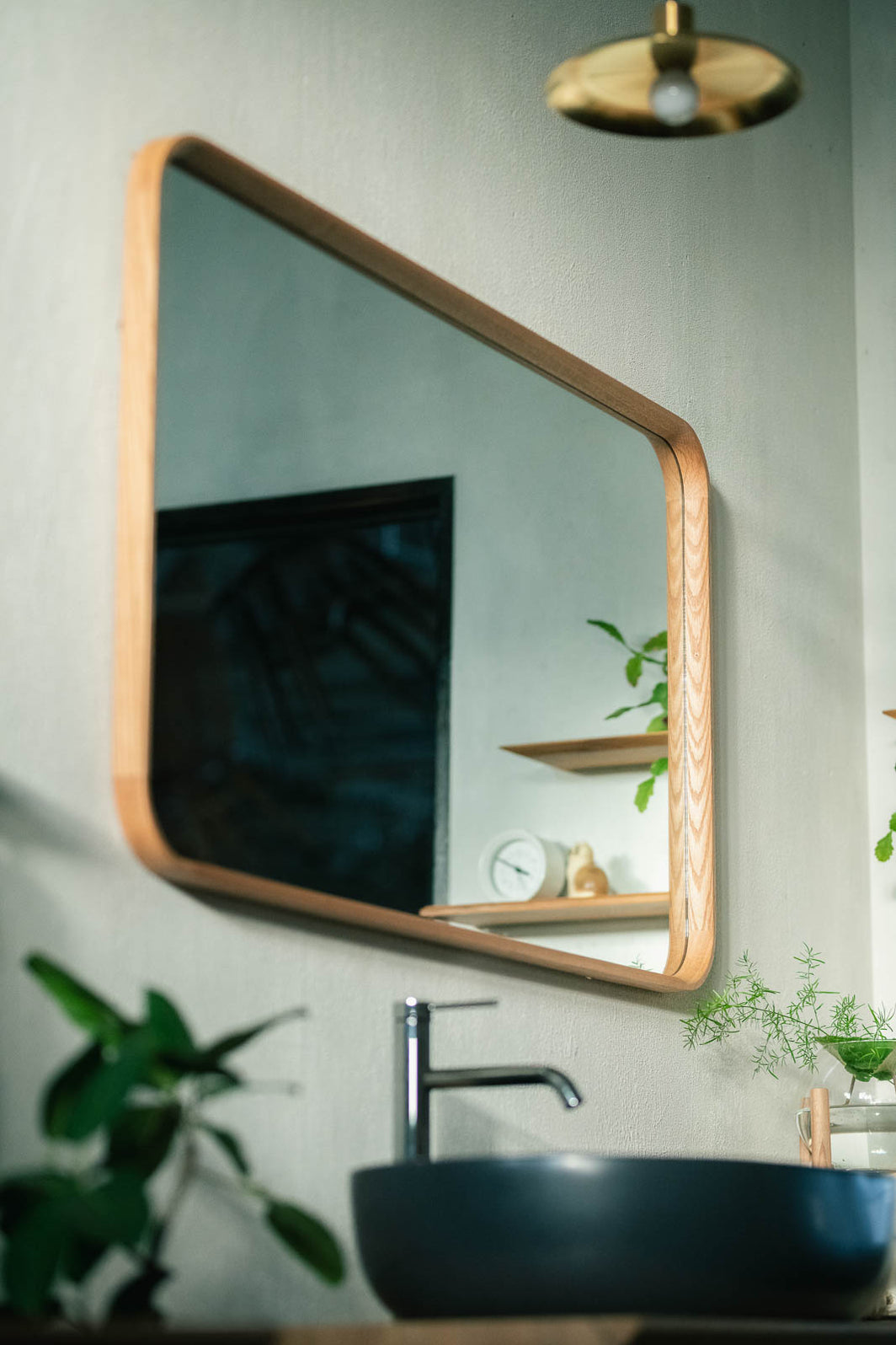 Oak frame ミラー Square L — ANTRY USE ONLY GENUINE