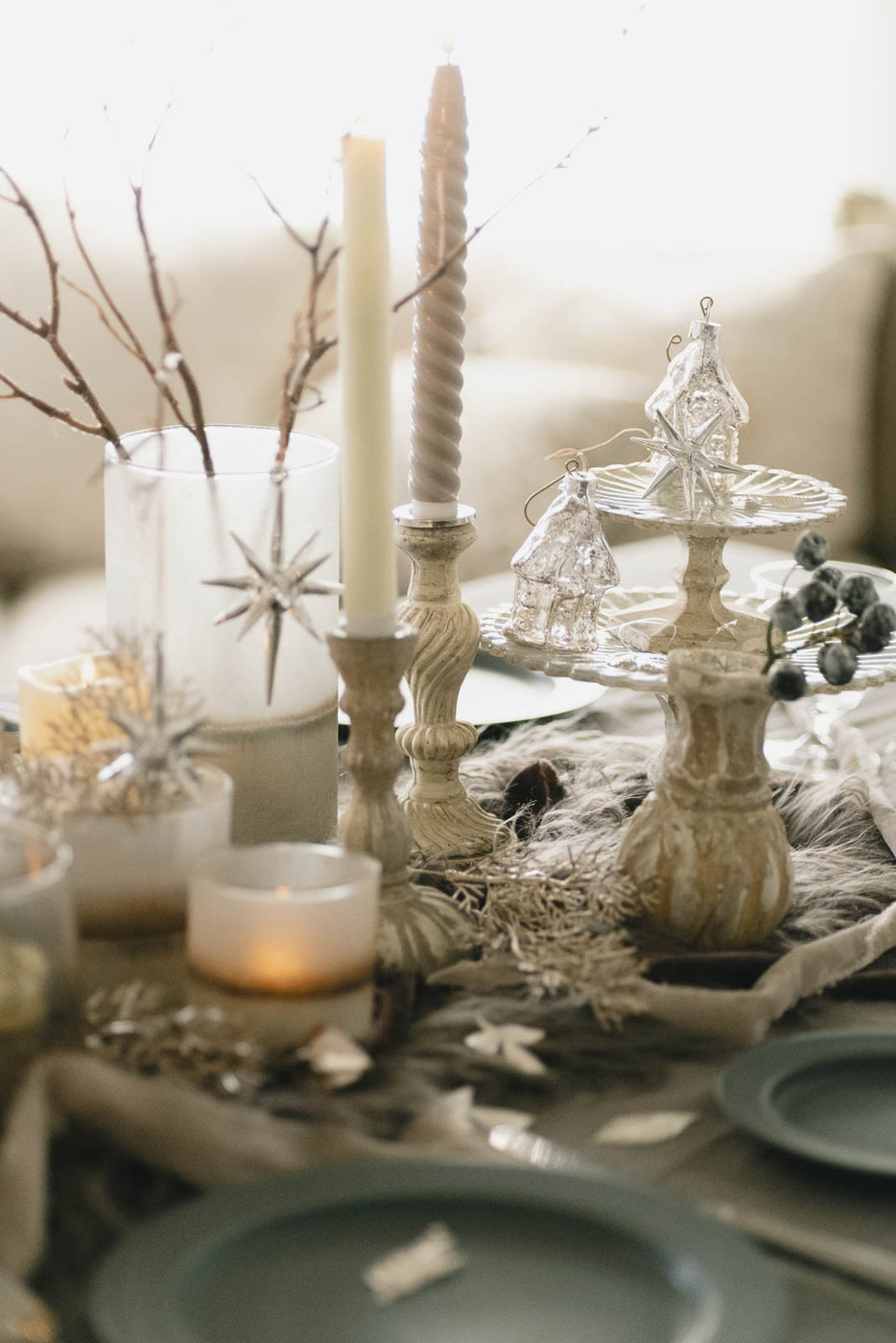 Feurie キャンドルスタンド｜曲線美が灯りを引き立てるガラスのスタンド — ANTRY USE ONLY GENUINE